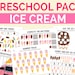 Ice Cream Activity Sheets | June Preschool Learning Print & Go ...