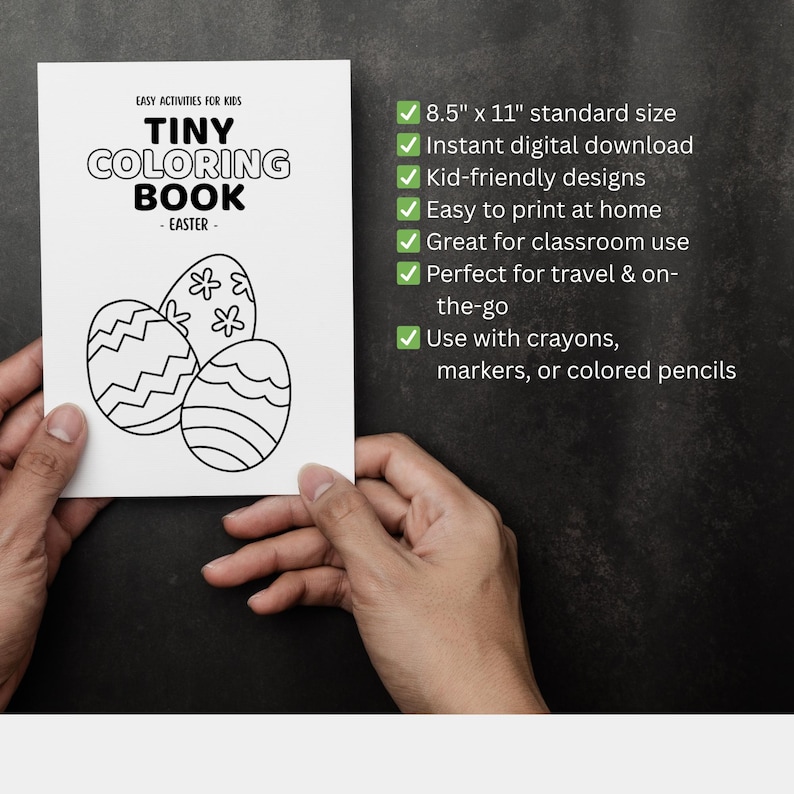 Holiday Kids Mini Coloring Book Bundle, 13 Fun Printable Activity for ...