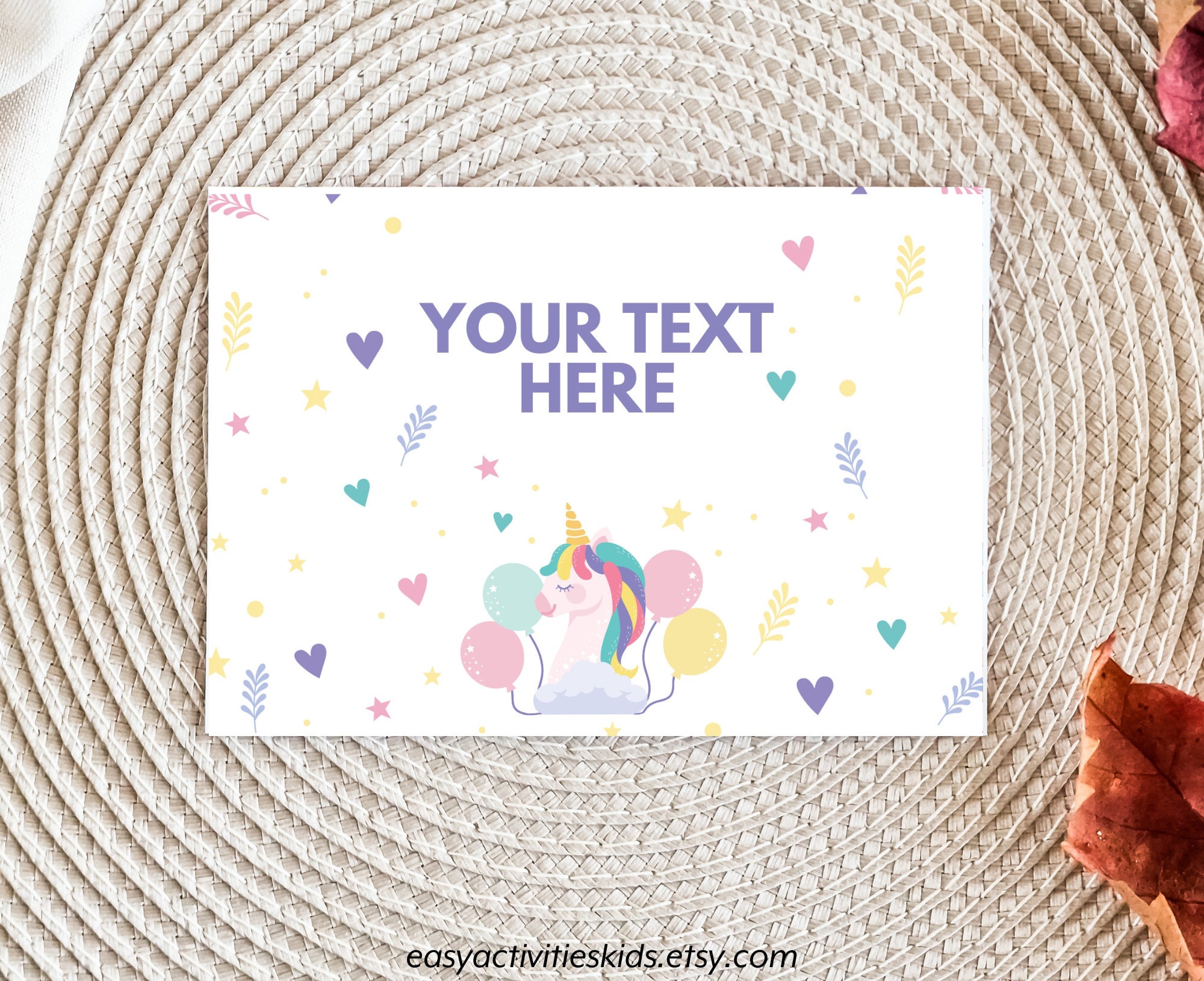 Editable Unicorn Food Labels Birthday Rainbow Pink Magic Party - Etsy