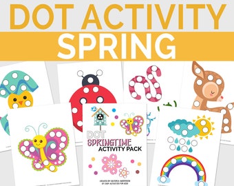 Dot Winter Activity Pack, Preschool Season Do-a-dots Worksheets ...