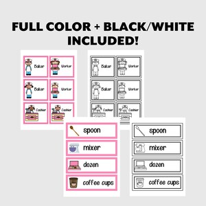 Donut Shop Dramatic Play Pack, Printable Pretend Play | Preschool ...