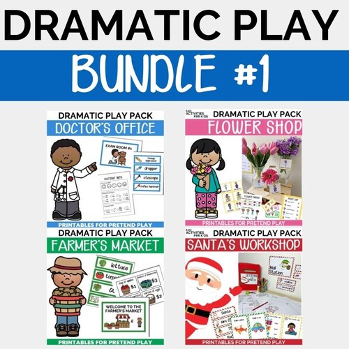 Dramatic Play Bundle 1 for Preschool Pre-k and Kindergarten - Etsy