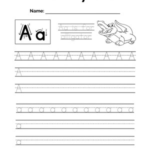 Alphabet Letter Writing Practice | Alphabet Activities to Practice ...