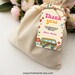 Editable Groovy Retro Birthday Favor Tags, Hippie Flower 70s Party Vibe ...