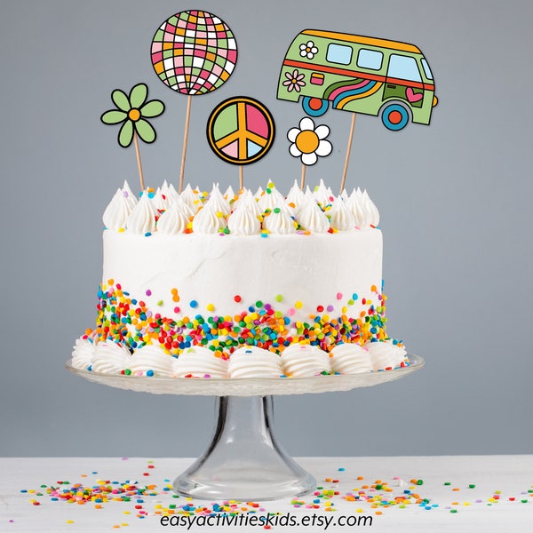 Daisy Cake Topper Printable - Etsy