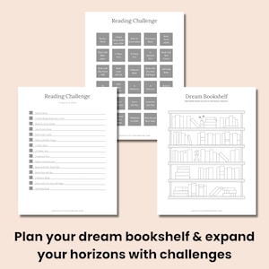 Reading Planner | Printable Reading Journal | Book Planner | Reading ...