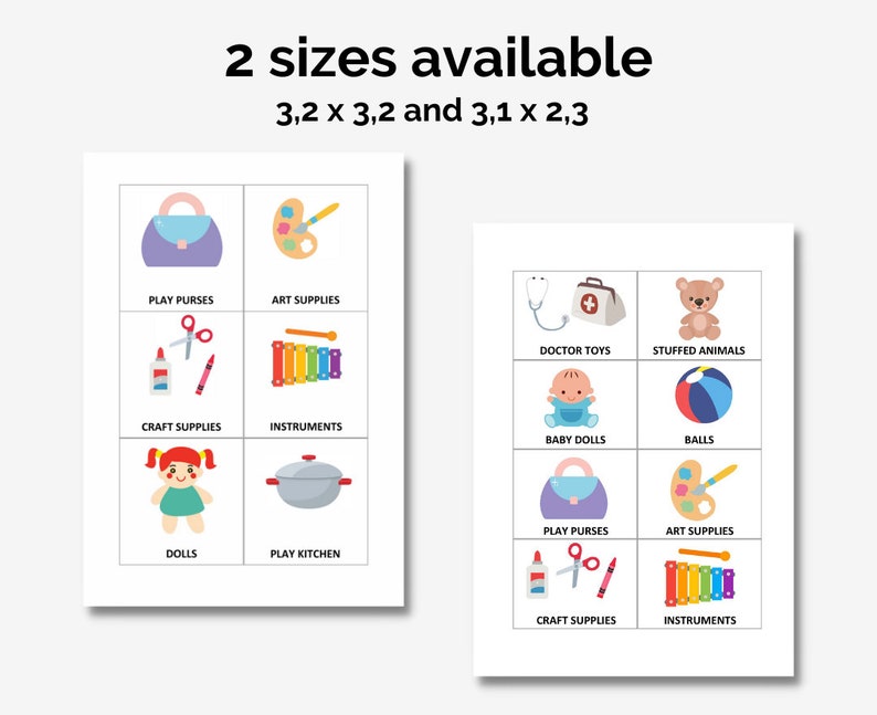 Editable Toy Storage Labels, Playroom Organization, Montessori Labels ...