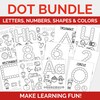 Dot Winter Activity Pack, Preschool Season Do-a-dots Worksheets ...