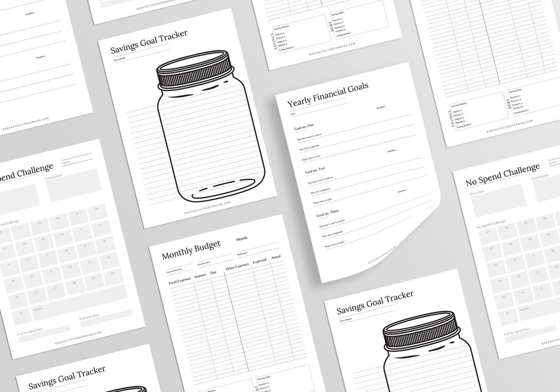 Financial Planner Printable Budget Planner Printables - Etsy