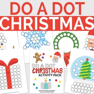 Dot Winter Activity Pack, Preschool Season Do-a-dots Worksheets ...
