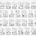 Basic Skills Dot Bundle Black/white | Letters, Numbers, Shapes & Colors ...