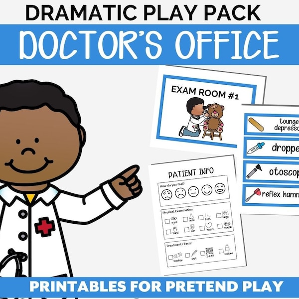 Doctor Pretend Play - Etsy