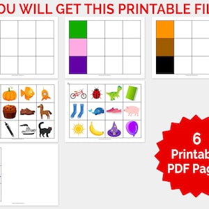 Color Matching Activities | Homeschool Printable | Learning Tools ...