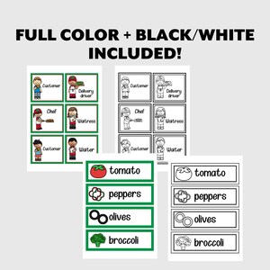 Pizza Restaurant Dramatic Play Pack | Printable Dramatic Play Kit for ...