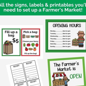 Farmer's Market Dramatic Play Pack | Spring Themed Pretend Play ...