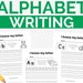 Alphabet Letter Writing Practice Alphabet Activities to Practice ...