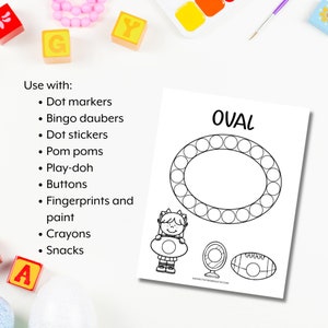 Dot the Shapes Black & White Activity Pack, Preschool Do-a-dots ...