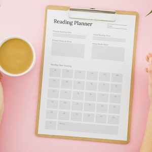 Reading Planner | Printable Reading Journal | Book Planner | Reading ...