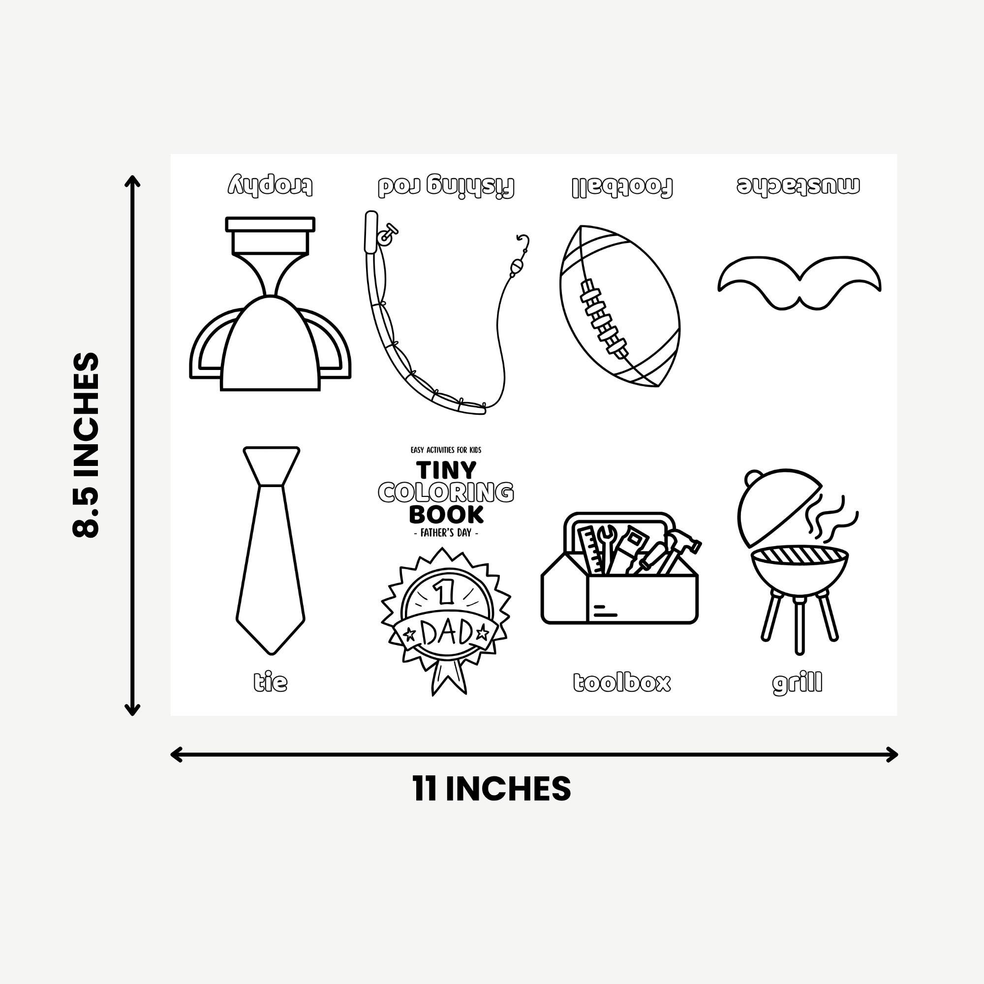 Holiday Kids Mini Coloring Book Bundle, 13 Fun Printable Activity for ...