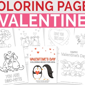 Valentine's Day Coloring Pages | Printable Coloring Pages for Kids | 36 ...