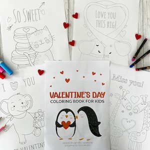 Valentine's Day Coloring Pages | Printable Coloring Pages for Kids | 36 ...
