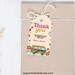 Editable Groovy Retro Birthday Favor Tags, Hippie Flower 70s Party Vibe ...