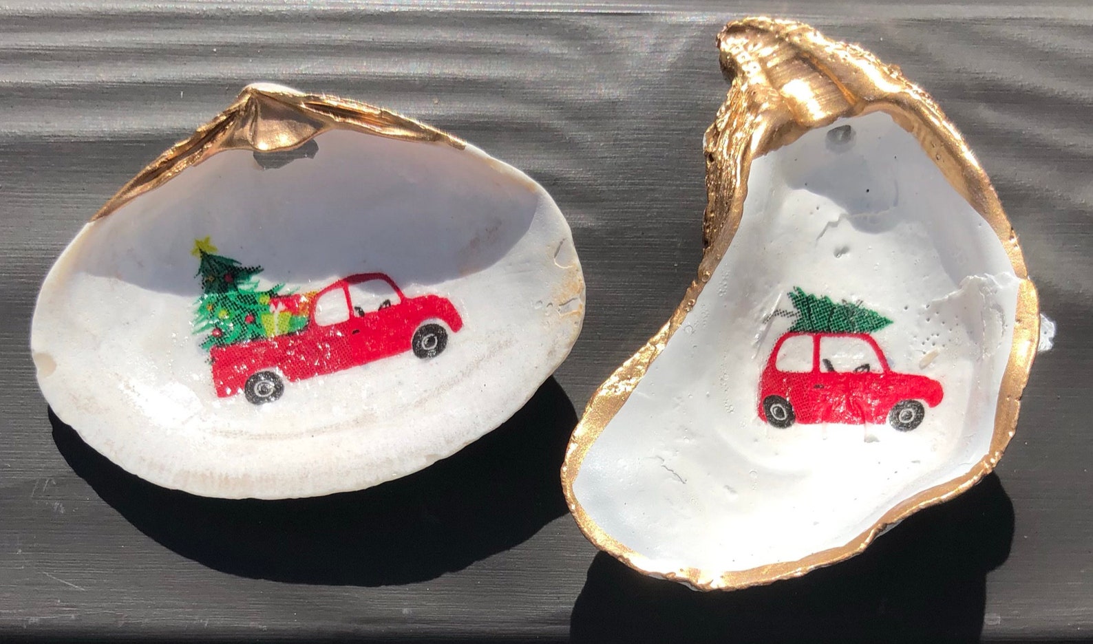 Shell Christmas Ornaments | Etsy
