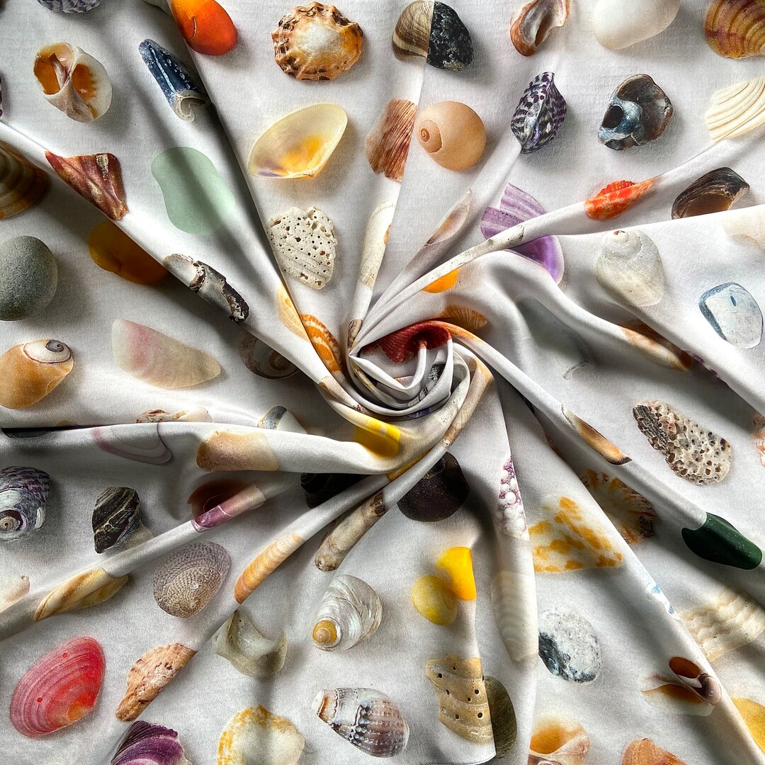 Tiree Celebration Shell Silk Scarf - Etsy