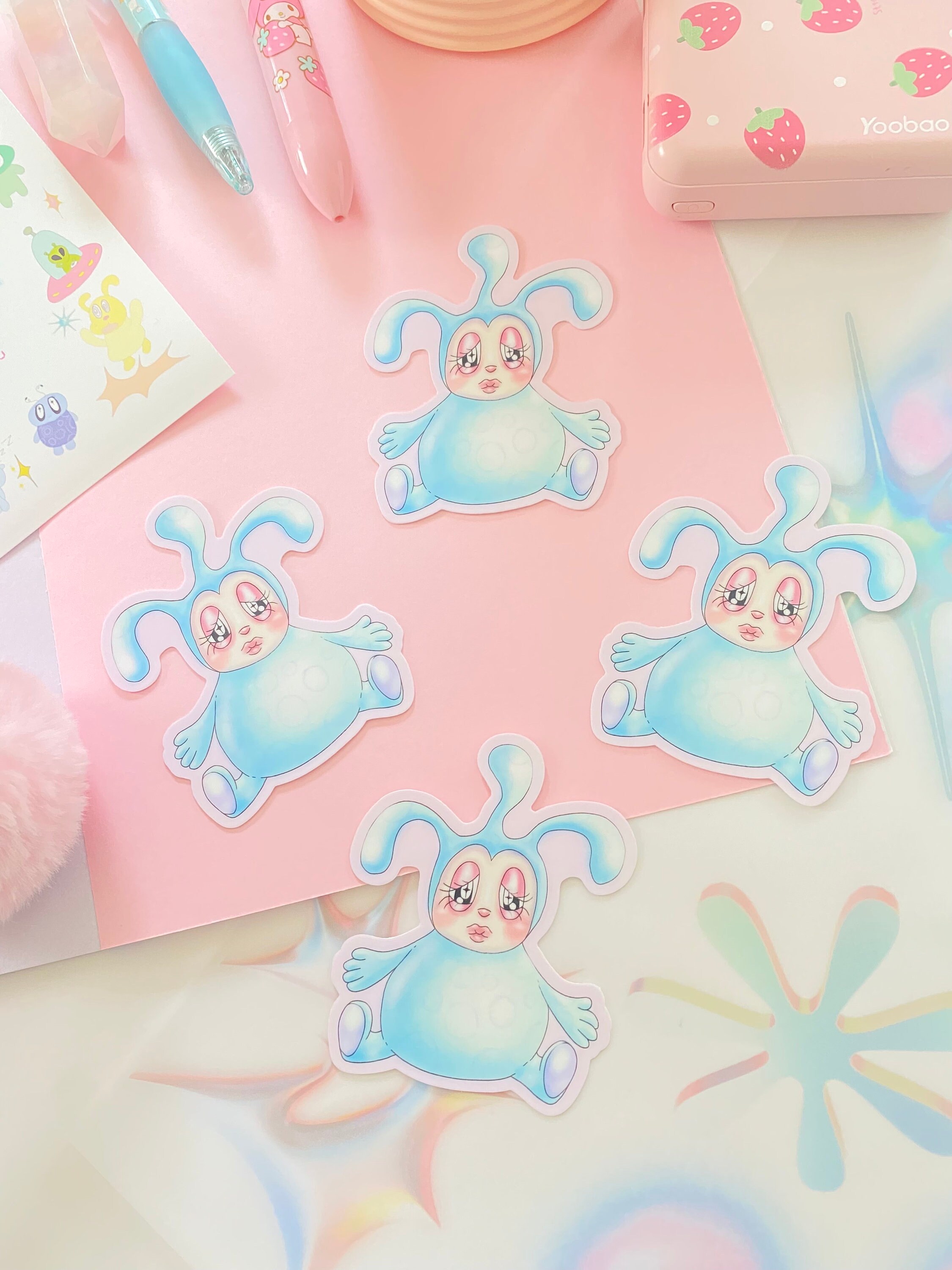 Cool Sticker Creepy Cute Weird Waterproof Decal 2000s Stuff Clowncore ...