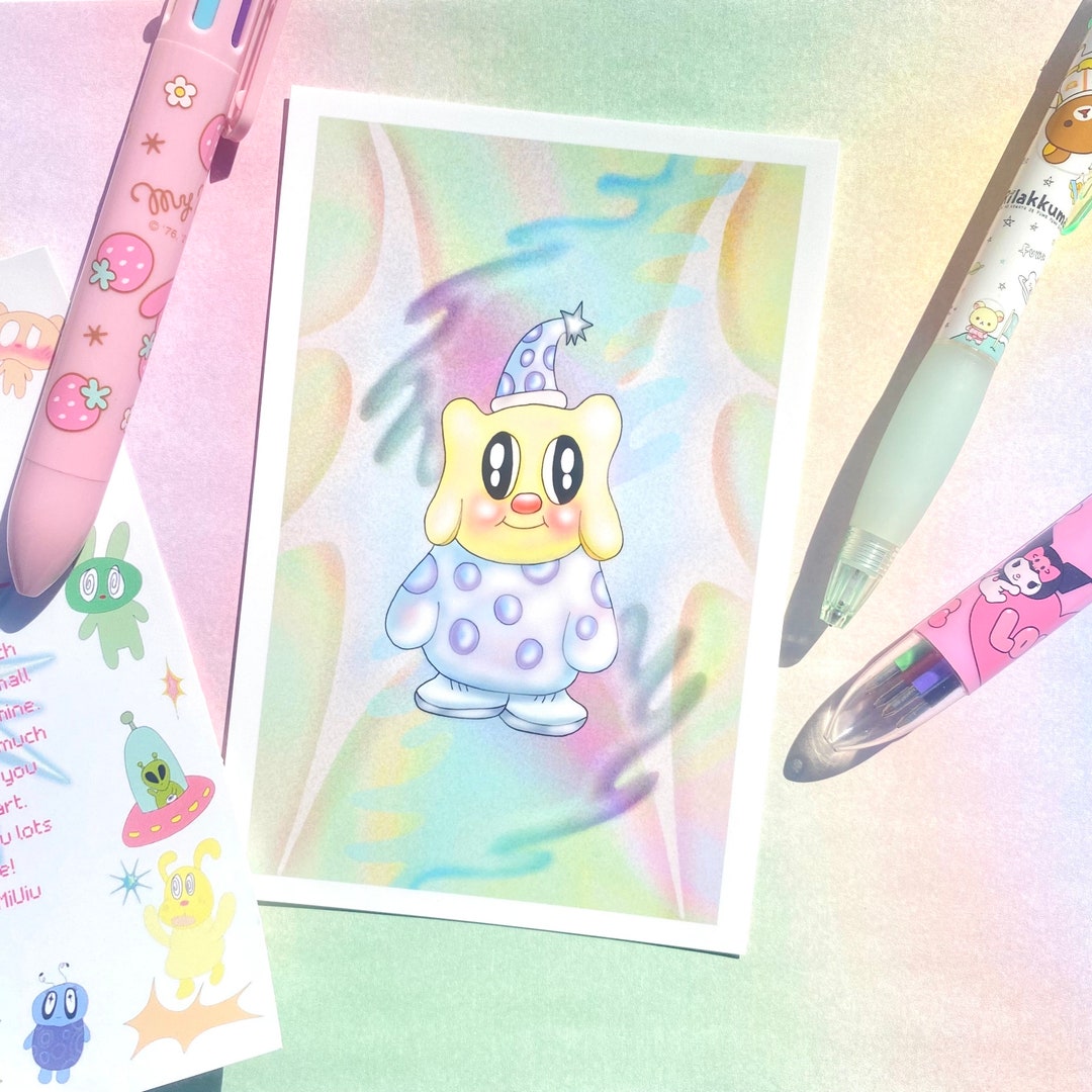 Cutecore Pastel Goth Art Print Creepy Cute Weird Stuff Kawaii Gift 90s ...