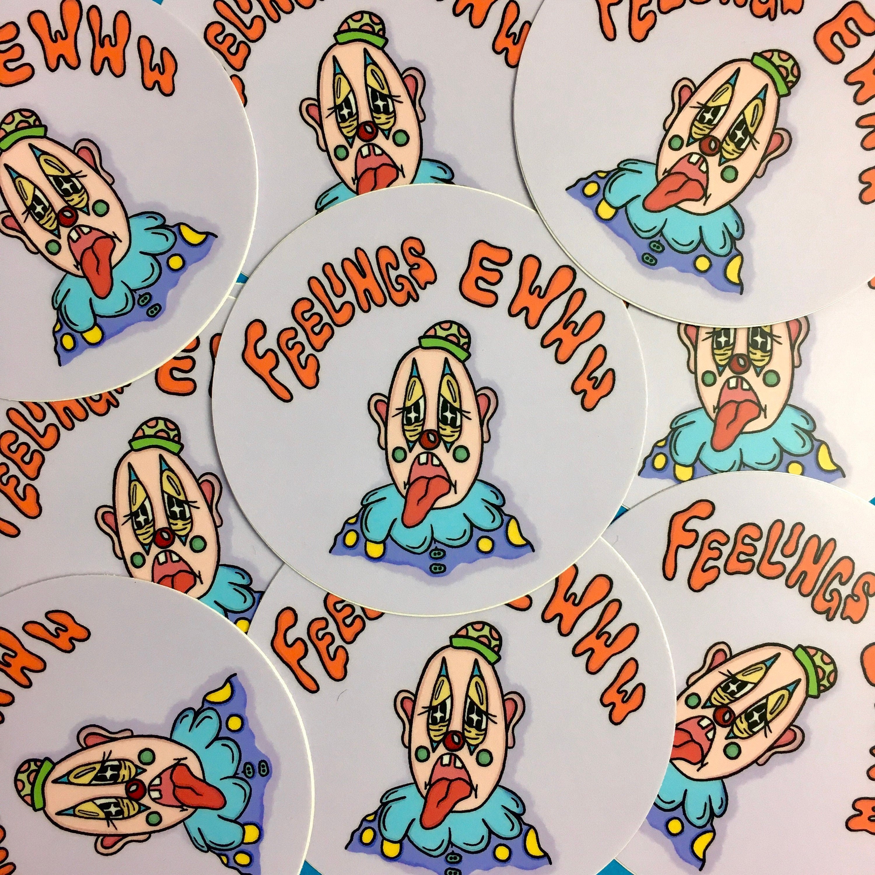 Feelings Sticker Original Art Laptop Sticker Waterproof - Etsy