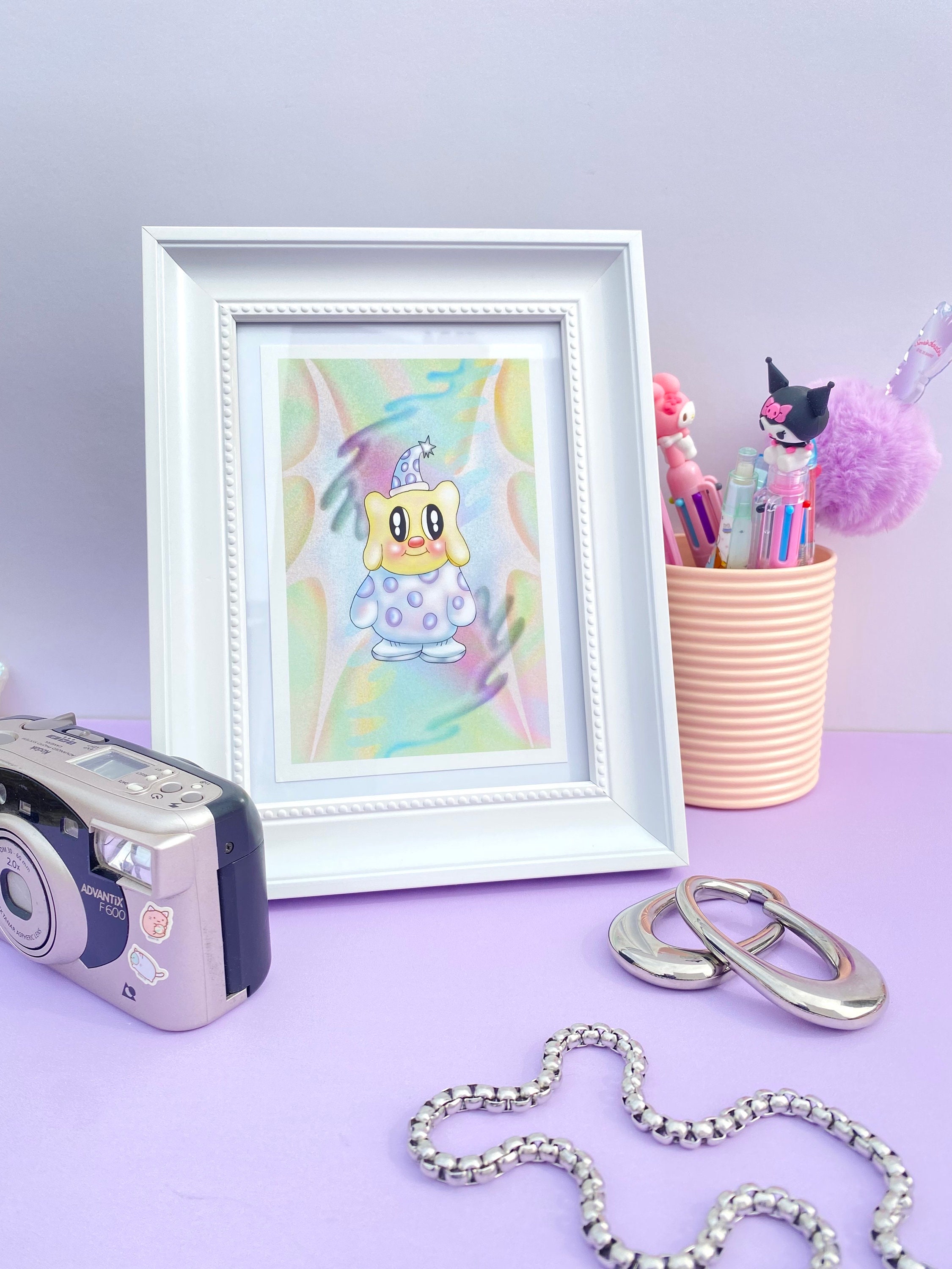 Cutecore Pastel Goth Art Print Creepy Cute Weird Stuff Kawaii Birthday ...