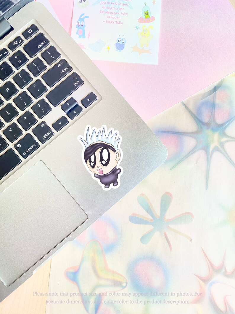 Cute Anime Decal Gojo Sticker Kawaii Chibi Satoru Gojo Jujutsu Kaisen ...