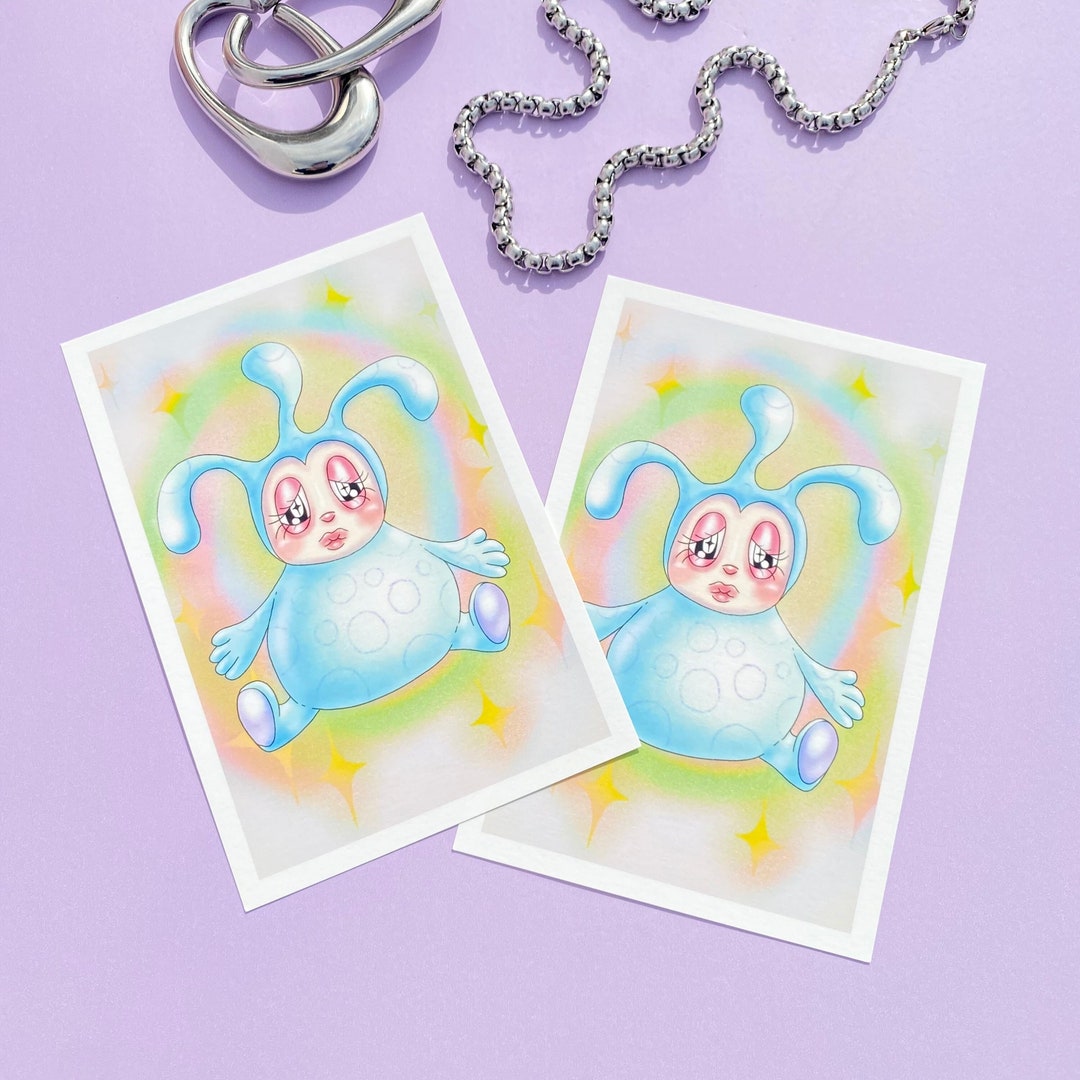 2000s Stuff Art Print Y2k Aesthetic Room Decor Pastel Mini Print Cute ...