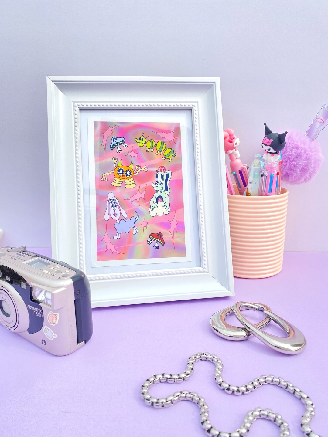 Aesthetic Room Stuff Print Cute Gift for Best Friend Pink Y2k Art Print ...