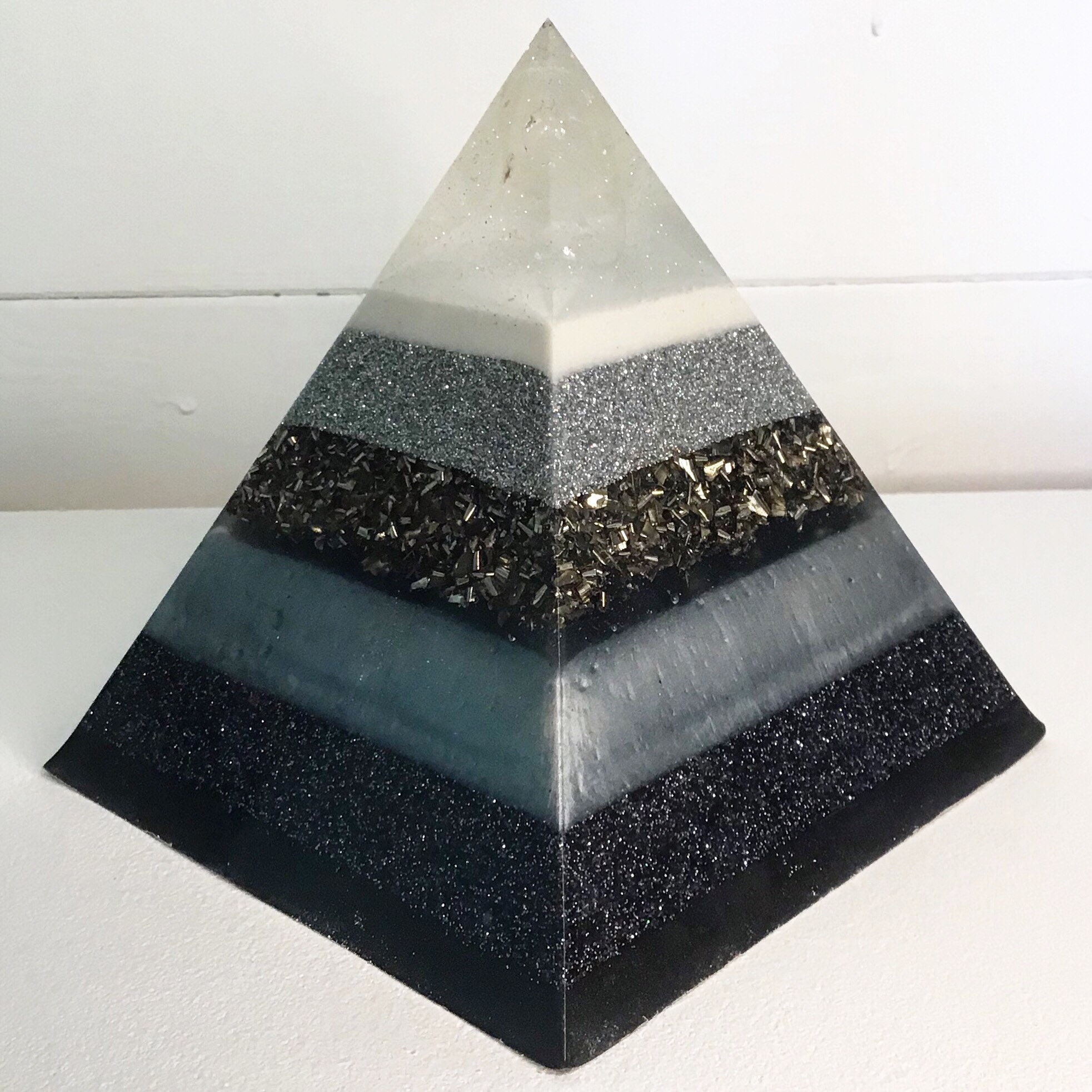 Shungite Orgone Pyramid Large | Etsy