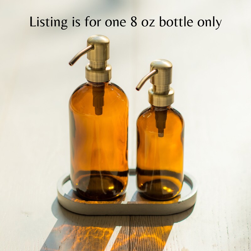 Amber Soap Dispenser - Etsy