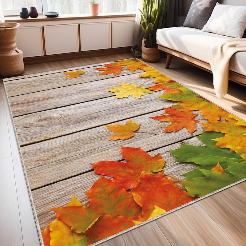 Leaf Rug - Etsy