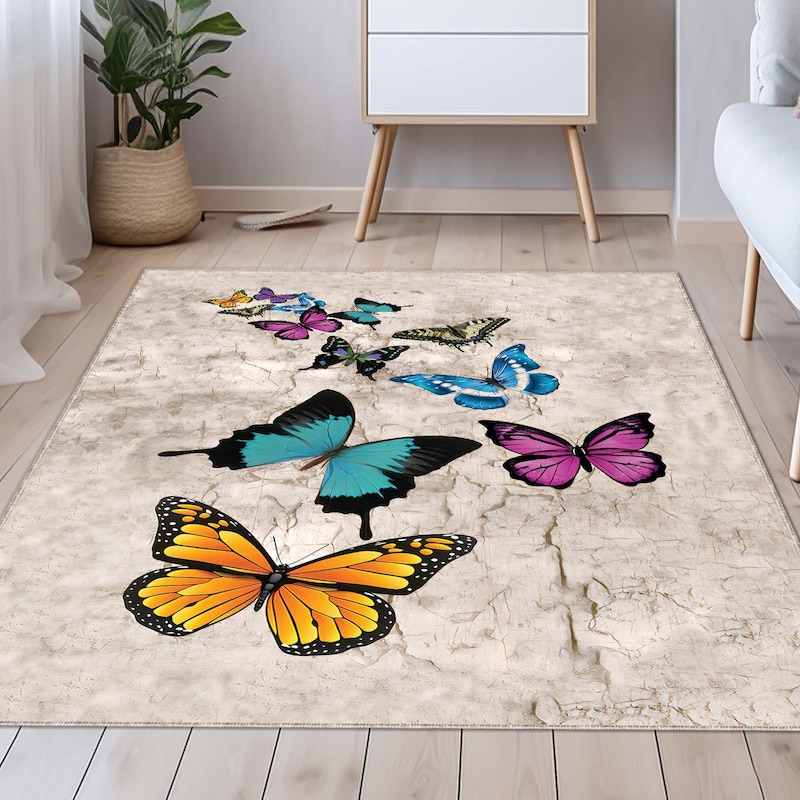 Butterfly Rug - Etsy