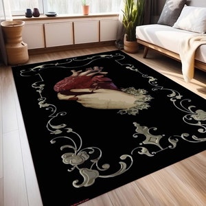 Horror Rug, Gothic Rug, Vampire Rug, Movie Rug, Scary Rug, Video Rug ...