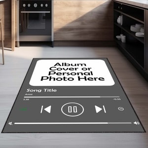 Customizable Digital Music Streaming, Personalized Spotifyrug, Custom ...