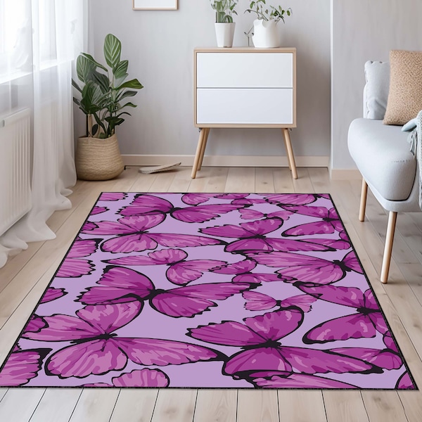 Butterfly Rug - Etsy