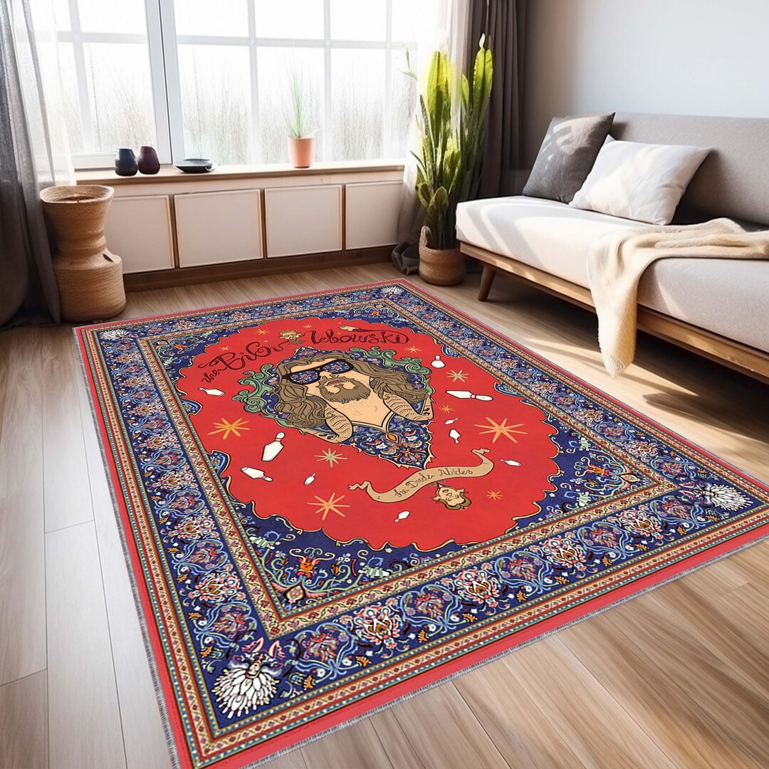 Dude Rug, Lebowski Rug, the Lebowski Rug, the Big Lebowski Dude Rug ...