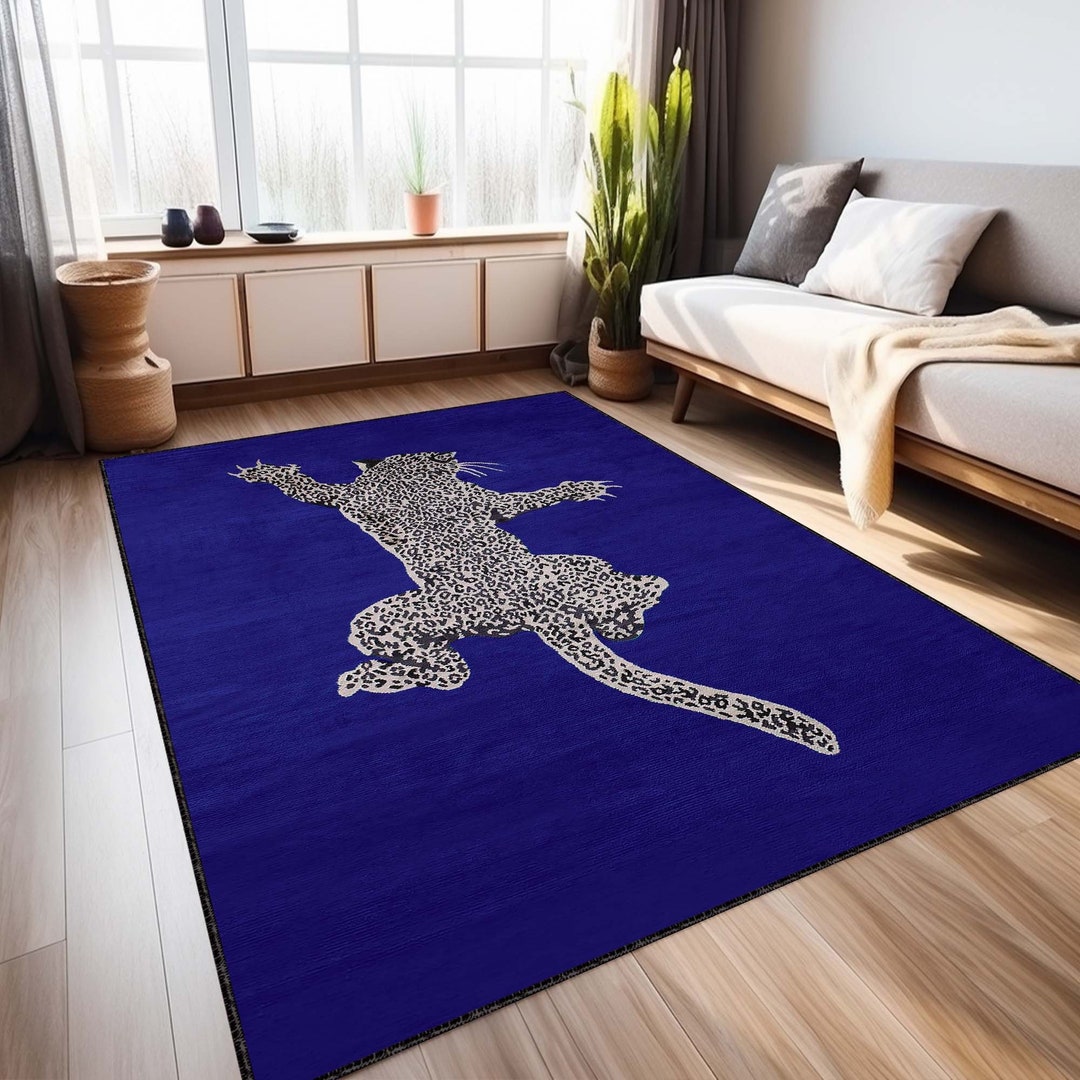 Leopard Rug, Leopard Patterned Rug, Tibetan Tiger Rug, Ethnic Rug ...