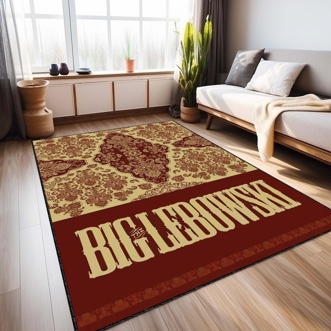 Dude Rug, the Big Lebowski, Fantastic Movie Floor Rug, Living Room Rug ...