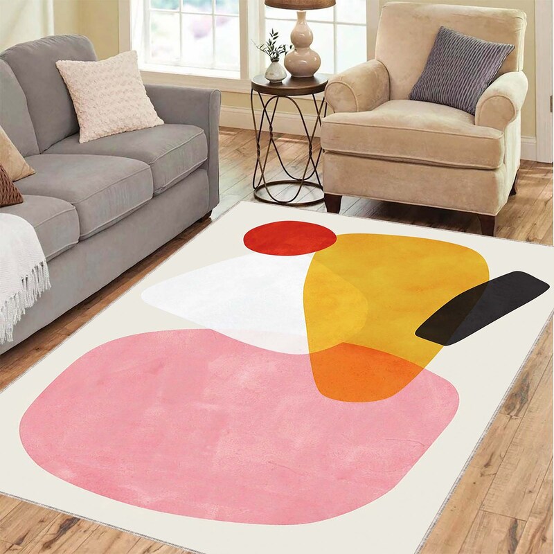 Cow Print Rug - Etsy