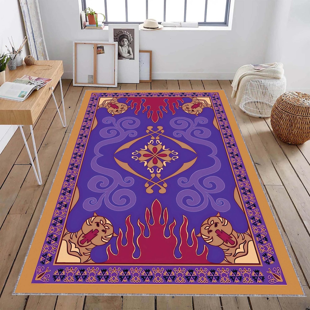 Aladdin Rug, Magic Rug, Aladdin Rug, Tale Magic Rug, for Living Room ...