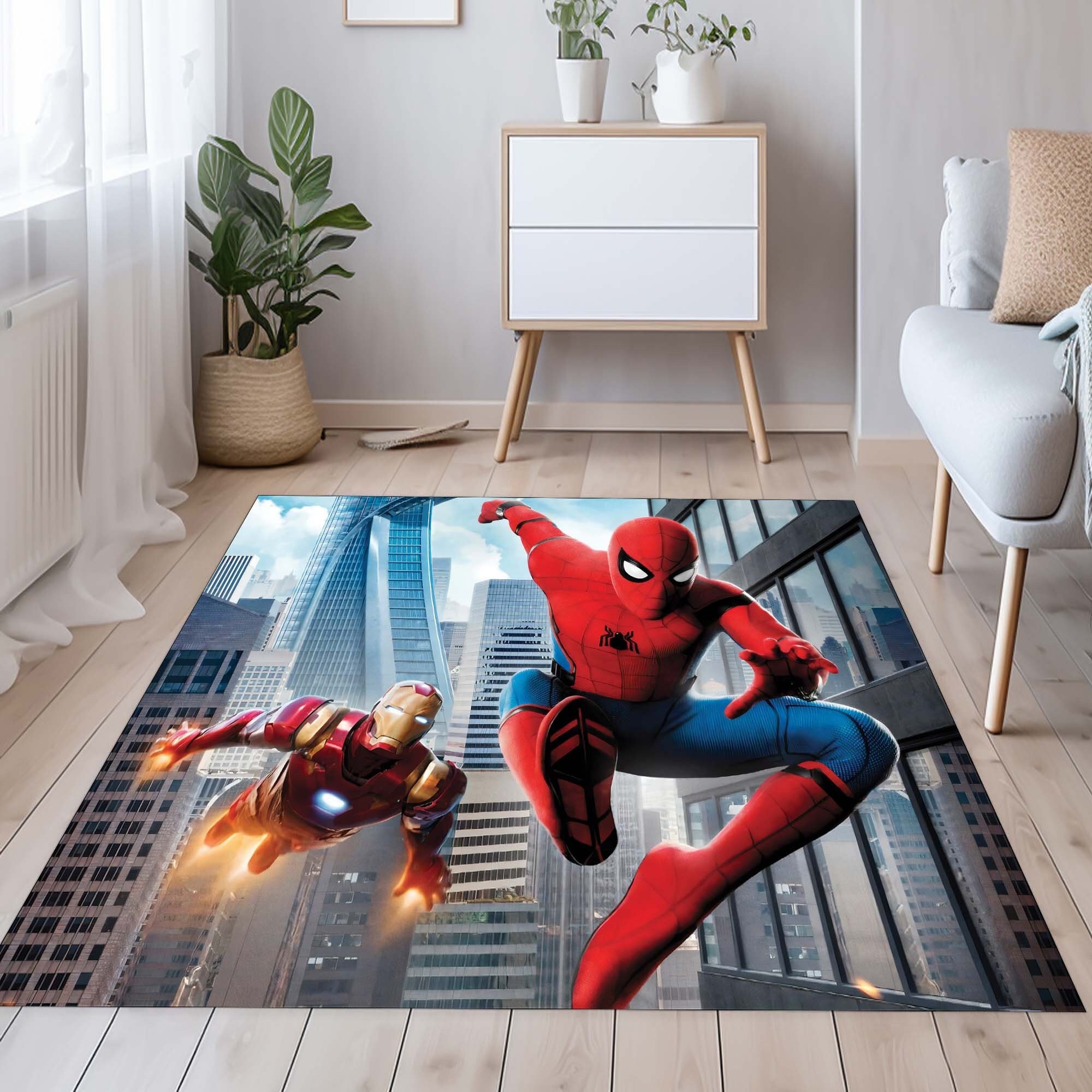 Spider Man Rug, Iron Man Rug, Avengers Rug, Kids Room Rug, Nursery Rug ...
