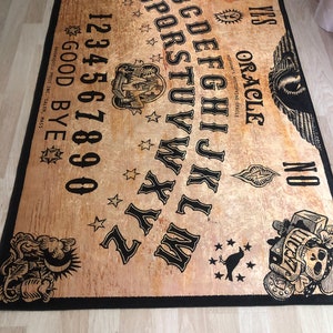 Quija Board Rug, Quija Board Rug, Spirit Board Rug, Board Rug ...