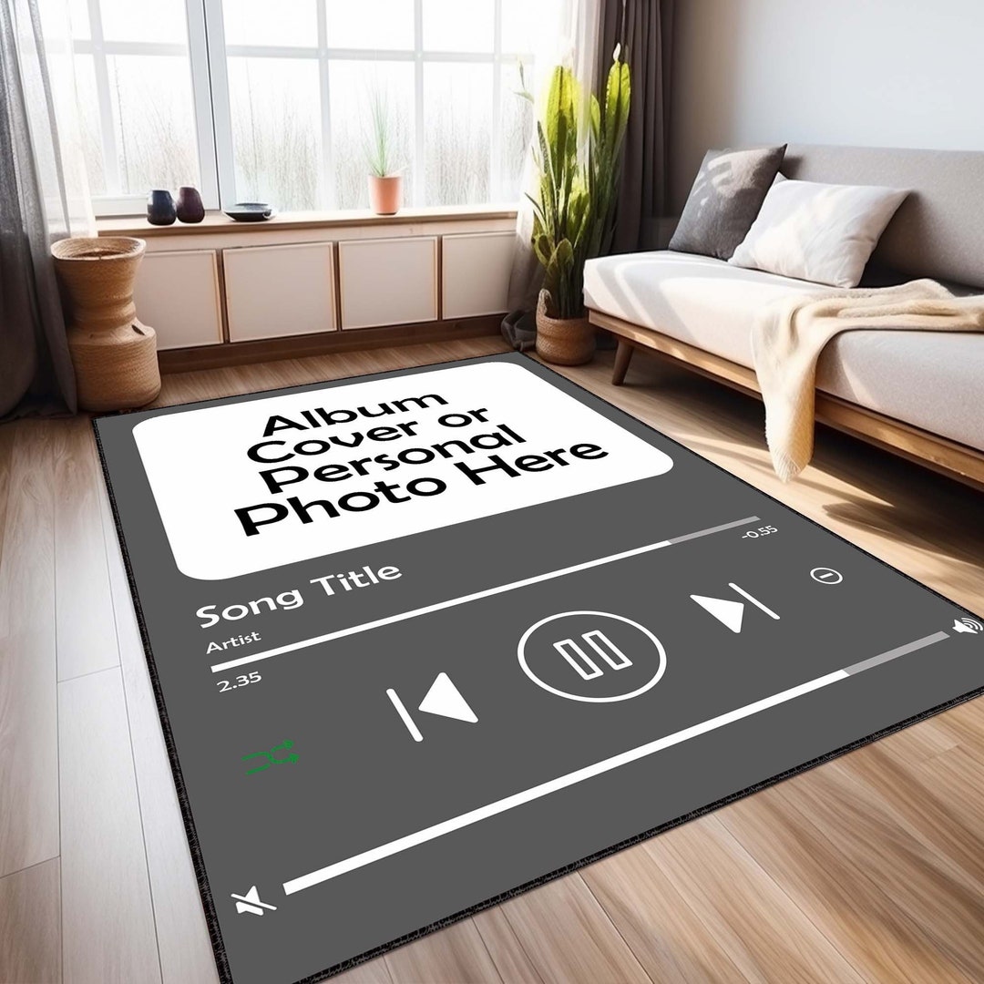 Customizable Digital Music Streaming, Personalized Spotifyrug, Custom ...